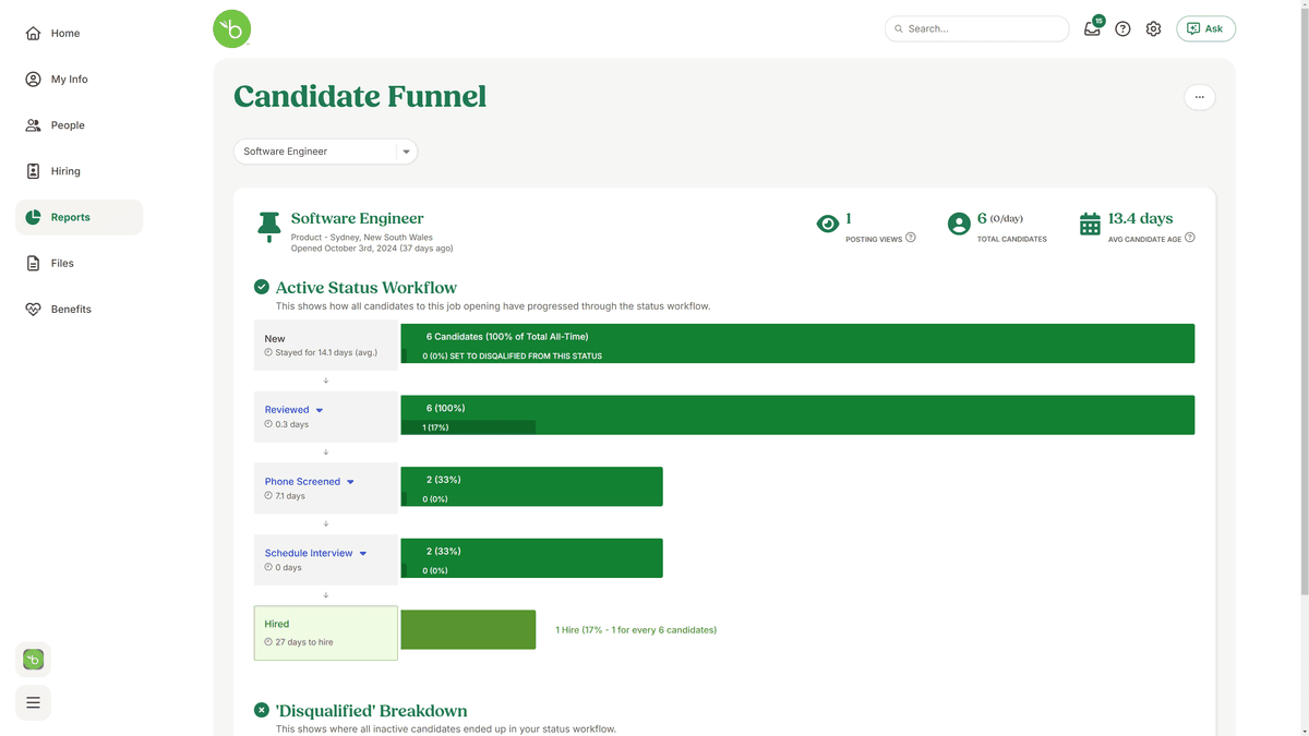 BambooHR Software Reviews, Demo & Pricing - 2025