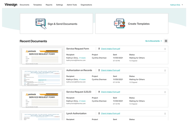 Vinesign Software Reviews, Demo & Pricing - 2026