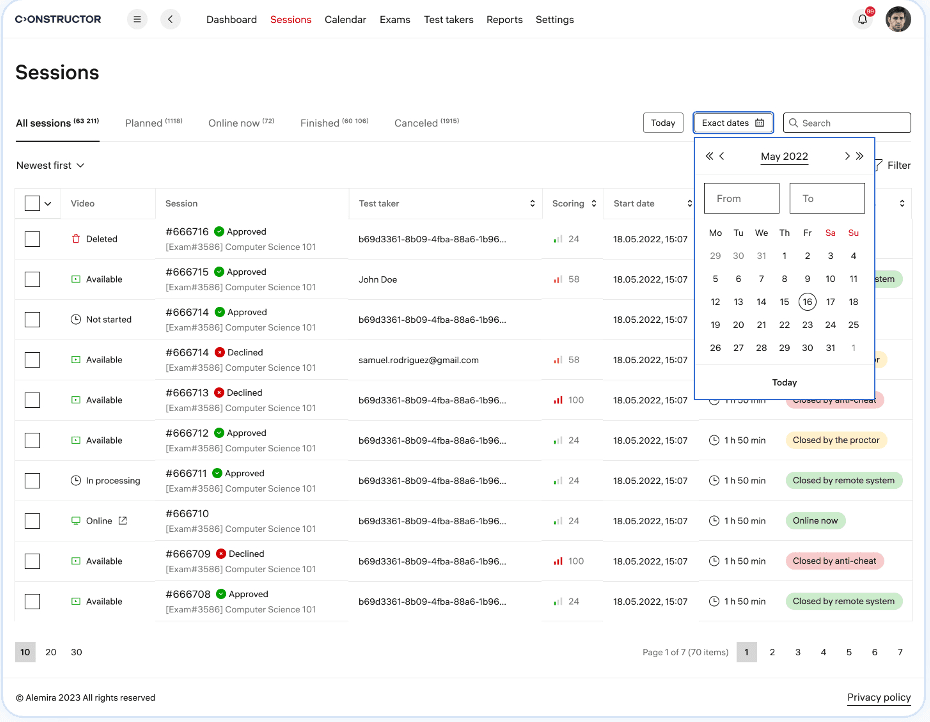 Constructor Proctor Software Reviews, Demo & Pricing - 2026