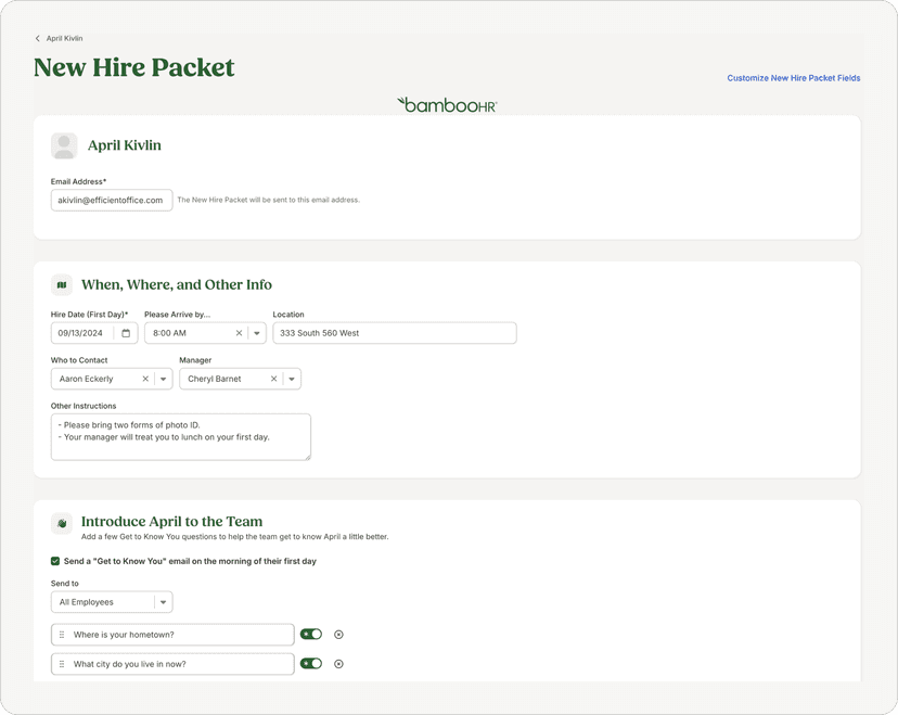 BambooHR Software Reviews, Demo & Pricing - 2025