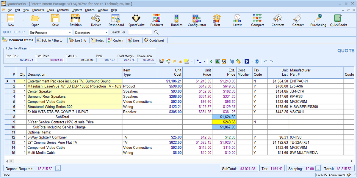 QuoteWerks Software Reviews, Demo & Pricing - 2026