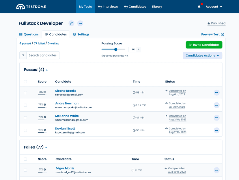 TestDome Software Reviews, Demo & Pricing - 2026