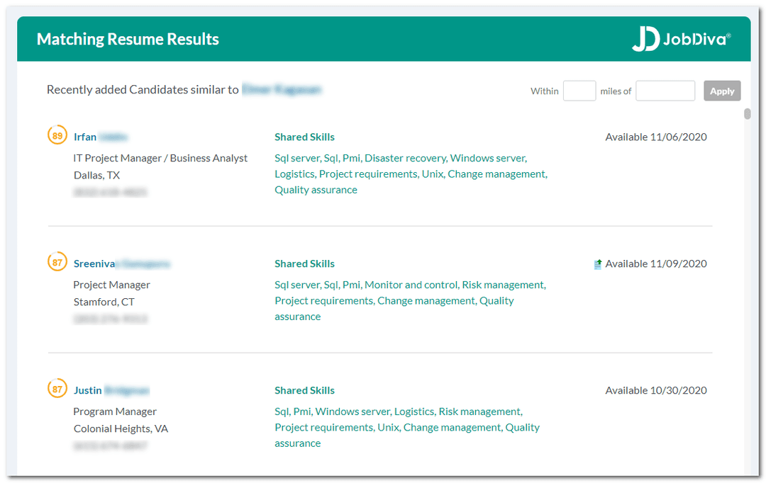JobDiva Software Reviews, Demo & Pricing - 2025