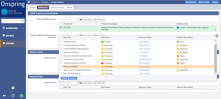 Onspring Software Reviews, Demo & Pricing - 2025