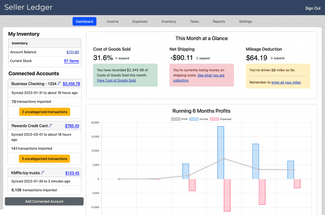 Seller Ledger Software Reviews, Demo & Pricing - 2026