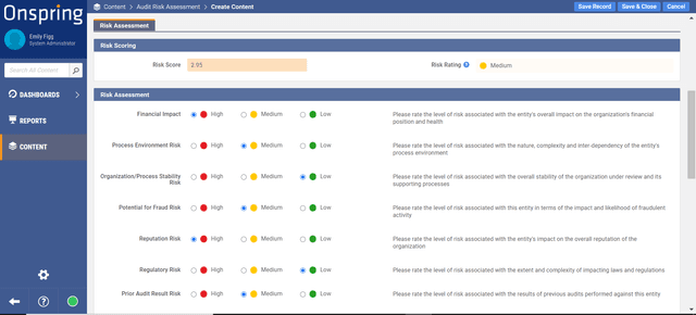Onspring Software Reviews, Demo & Pricing - 2024