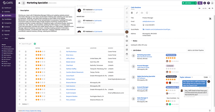 CATS Software Reviews, Demo & Pricing - 2026