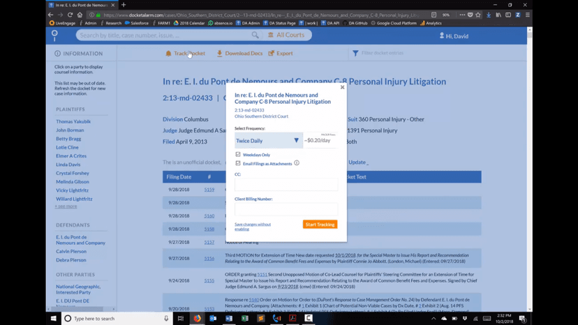 Docket Alarm Software Reviews, Demo & Pricing - 2026