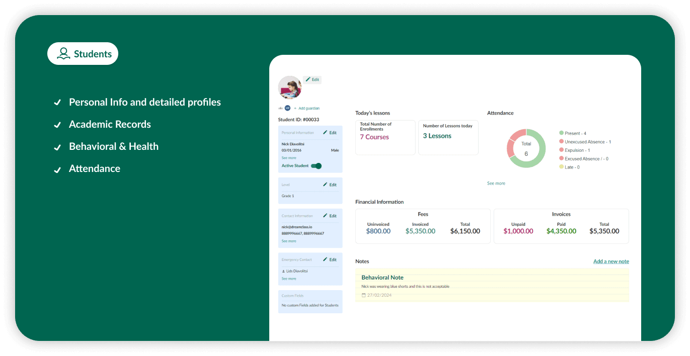 DreamClass Software Reviews, Demo & Pricing - 2026