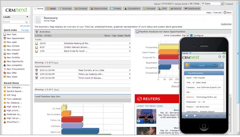 CRMNEXT Software Reviews, Demo & Pricing - 2026