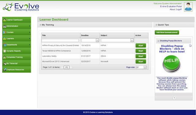 Evolve Learning Manager Software Reviews, Demo & Pricing - 2026