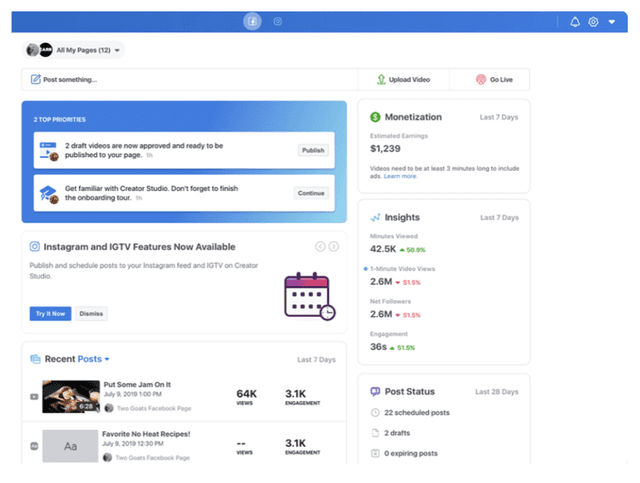 Facebook Creator Studio Software Reviews, Demo & Pricing - 2026