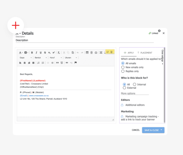 Crossware Email Signature Software Reviews, Demo & Pricing - 2026