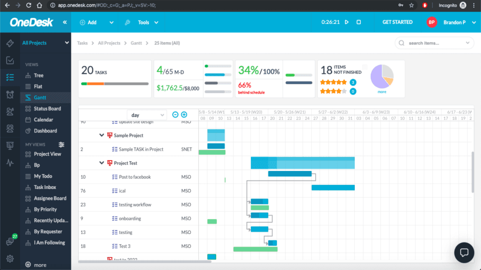 OneDesk Software Reviews, Demo & Pricing - 2026