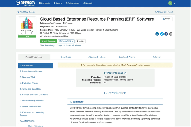 OpenGov Procurement & Contract Management Software Reviews, Demo ...