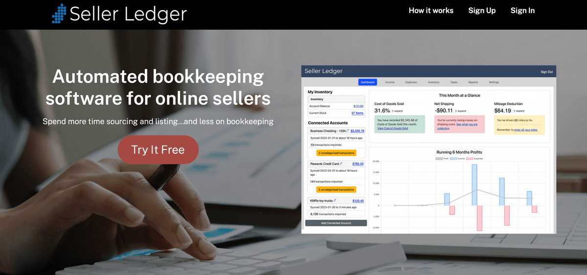 Seller Ledger Software Reviews, Demo & Pricing - 2026